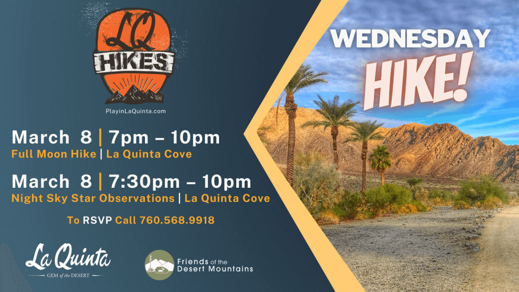 Hiking In La Quinta CA | La Quinta Hiking Map