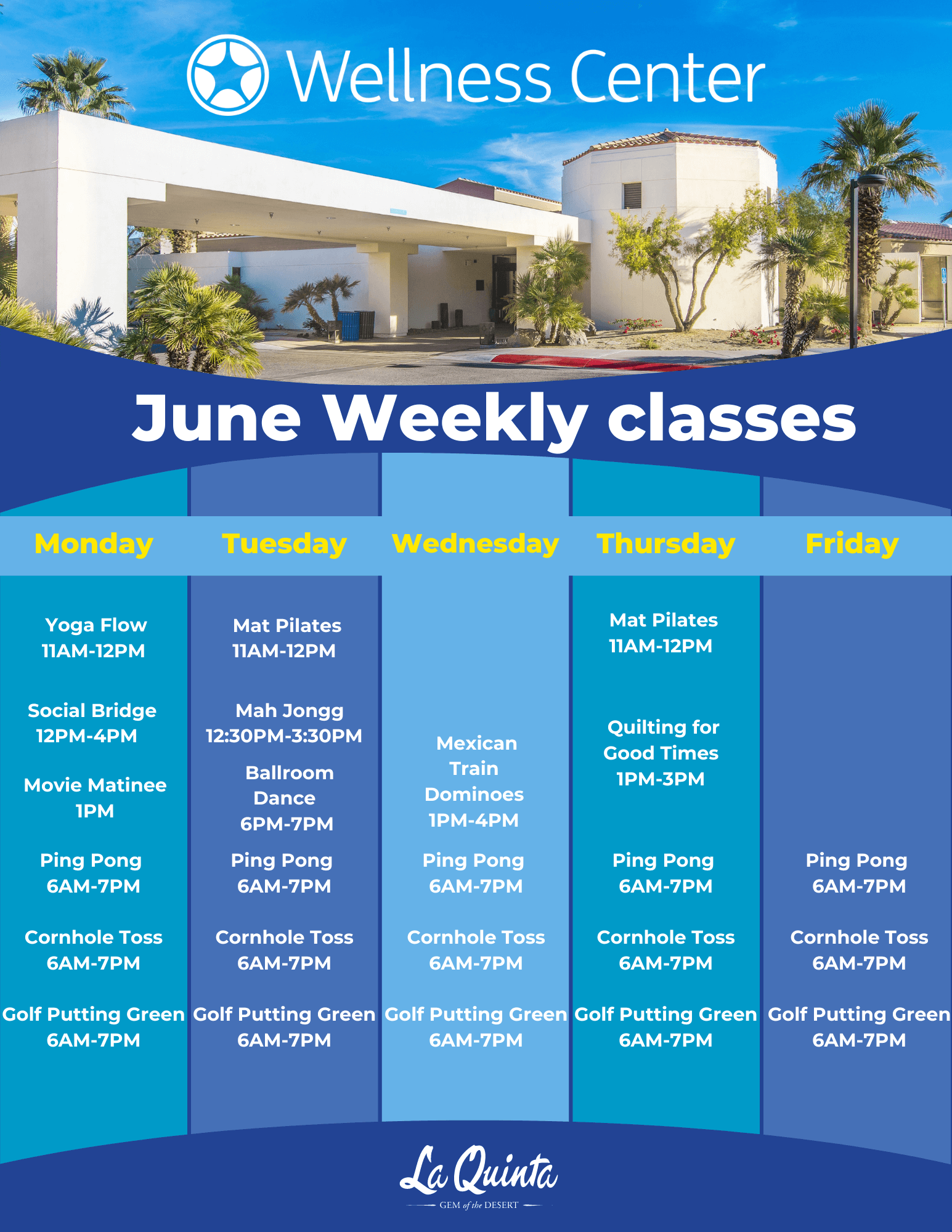 La Quinta Wellness Center for Yoga, Health and Fitness