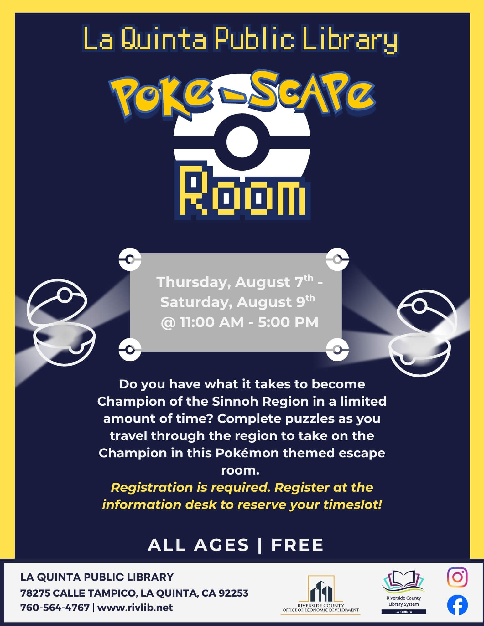 Poké-scape Room | City of La Quinta